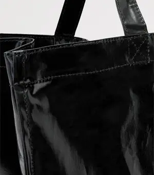 ALLSAINTS Large Laminated Tote Bag