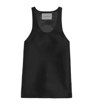 Balenciaga Wool-silk Scoop-neck Top