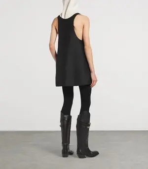 Balenciaga Wool-silk Scoop-neck Top