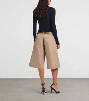 Balenciaga Cotton Tailored Shorts