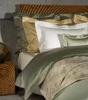 CELSO DE LEMOS Egyptian Cotton Secret Super King Fitted Sheet - Brown