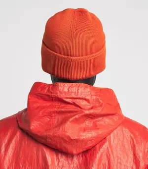 Stone Island Cotton Compass Patch Beanie