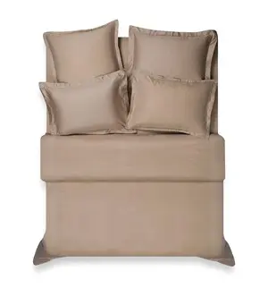HAMAM Organic Cotton Sateen Core Super King Fitted Sheet