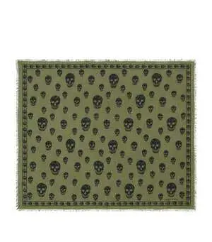 Alexander McQueen Modal-silk Skull Scarf
