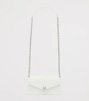 Alexander McQueen Mini Croc-embossed Skull Shoulder Bag