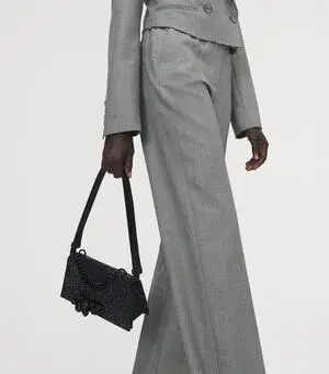 Alexander McQueen Mini Jewelled Knuckle Shoulder Bag