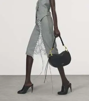 Alexander McQueen Leather Wishbone Top-handle Bag