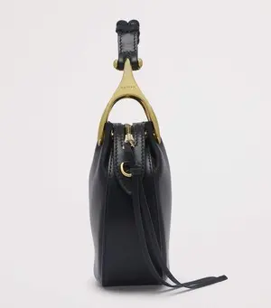 Alexander McQueen Mini Leather Wishbone Top-handle Bag