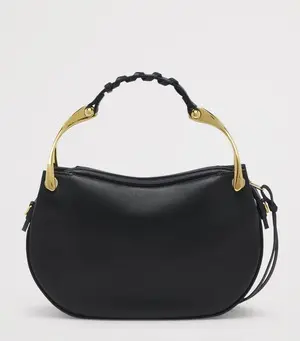 Alexander McQueen Mini Leather Wishbone Top-handle Bag