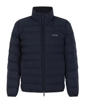Calvin Klein Quilted Logo Jacket - Black