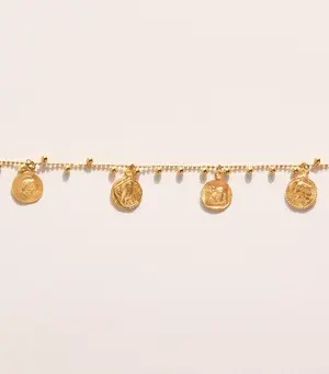 HERMINA ATHENS Plated Athinules Charm Necklace