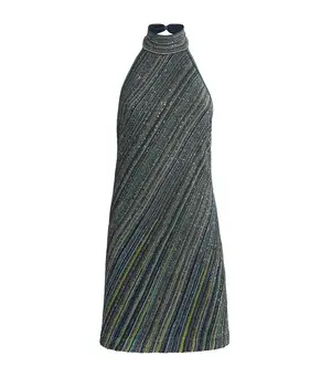 Missoni Stripe Halterneck Mini Dress