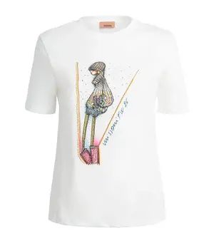 Missoni Cotton Printed T-shirt - White
