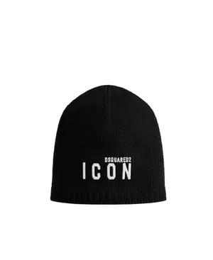 Dsquared2 Logo Printed Knitted Beanie