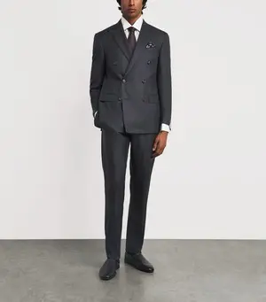 Corneliani Wool Herringbone 2-piece Suit