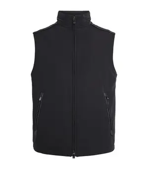 Corneliani High-neck Gilet - Black