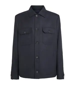 Corneliani Water-repellent Techwool Overshirt