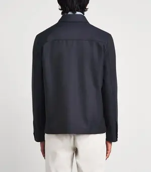 Corneliani Water-repellent Techwool Overshirt