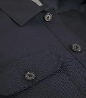 Corneliani Water-repellent Techwool Overshirt
