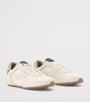 ALLSAINTS Leather-suede Liam Hex Sneakers