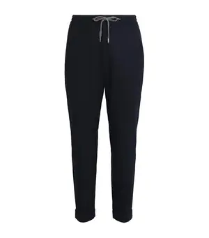 Marco Pescarolo Cashmere Drawstring Trousers - Navy