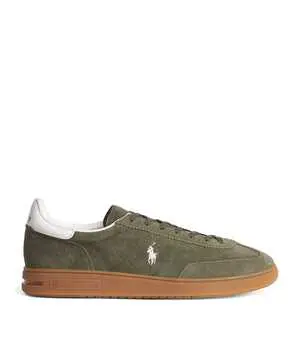 Polo Ralph Lauren Suede Bedford Sneakers - Green