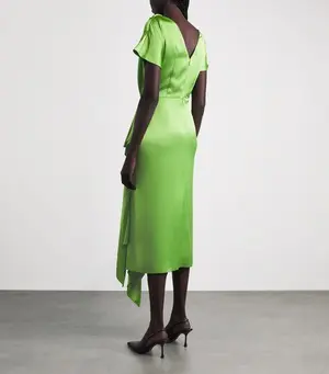 ROKSANDA Satin Zoa Midi Dress