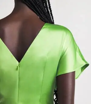 ROKSANDA Satin Zoa Midi Dress