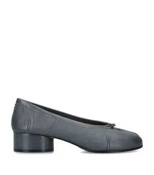 MAISON MARGIELA Leather Tabi Ballerina Pumps 30
