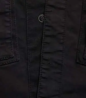 Stone Island Stretch-cotton Short-sleeve Shirt - Black