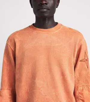 Stone Island Cotton Dyed Vanisé Sweatshirt