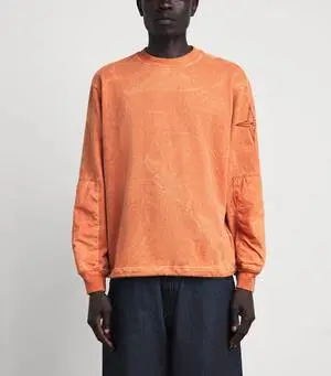 Stone Island Cotton Dyed Vanisé Sweatshirt