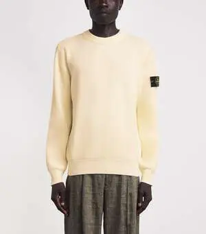 Stone Island Ribbed Compass Patch Sweatshirt