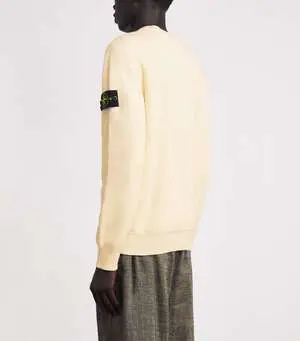 Stone Island Ribbed Compass Patch Sweatshirt