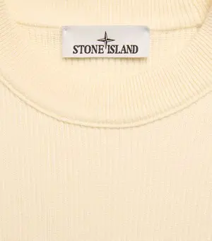 Stone Island Ribbed Compass Patch Sweatshirt