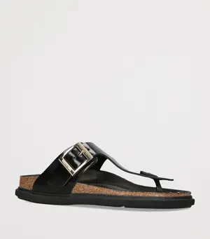 BIRKENSTOCK Patent Leather Gizeh Sandals