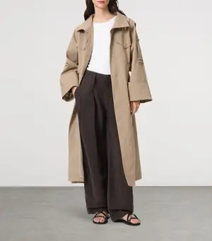 ALLSAINTS Cotton-blend Clayton Trench Coat