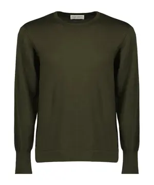 Officine Générale Crew-neck Sweater - Olive