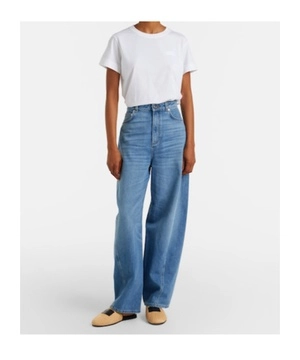 Givenchy Label Leather Trim Woven Mules