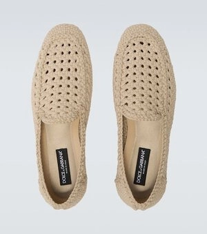 Dolce & Gabbana Woven Loafers