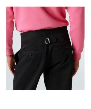TOM FORD Cotton Drill Wide-leg Pants