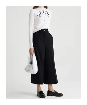 PATOU Logo Intarsia Knit Sweater