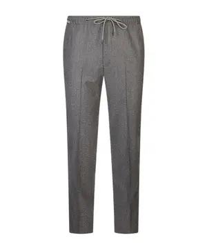 Corneliani Drawstring Casual Pants - Gray