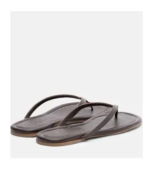 Staud Freja Leather Thong Sandals