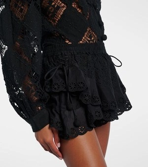 Isabel Marant Étoile Neis Cotton And Silk Shorts