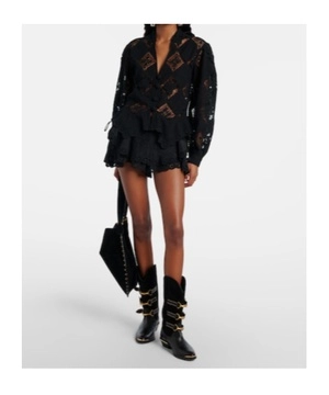 Isabel Marant Étoile Neis Cotton And Silk Shorts