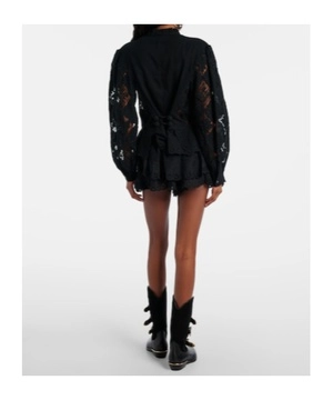 Isabel Marant Étoile Neis Cotton And Silk Shorts
