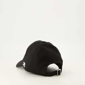 COURREGES Logo-embroidered Cotton Cap