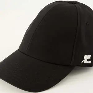 COURREGES Logo-embroidered Cotton Cap