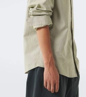 THE ROW Pompeo Cotton Chambray Shirt